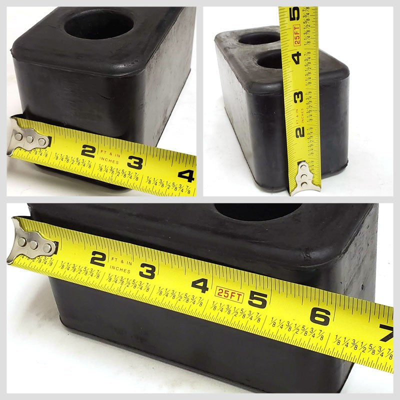 2x Molded Rubber Dock Bumper CHASSIS/TRAILER/VAN/FLATBED/TRUCK ...