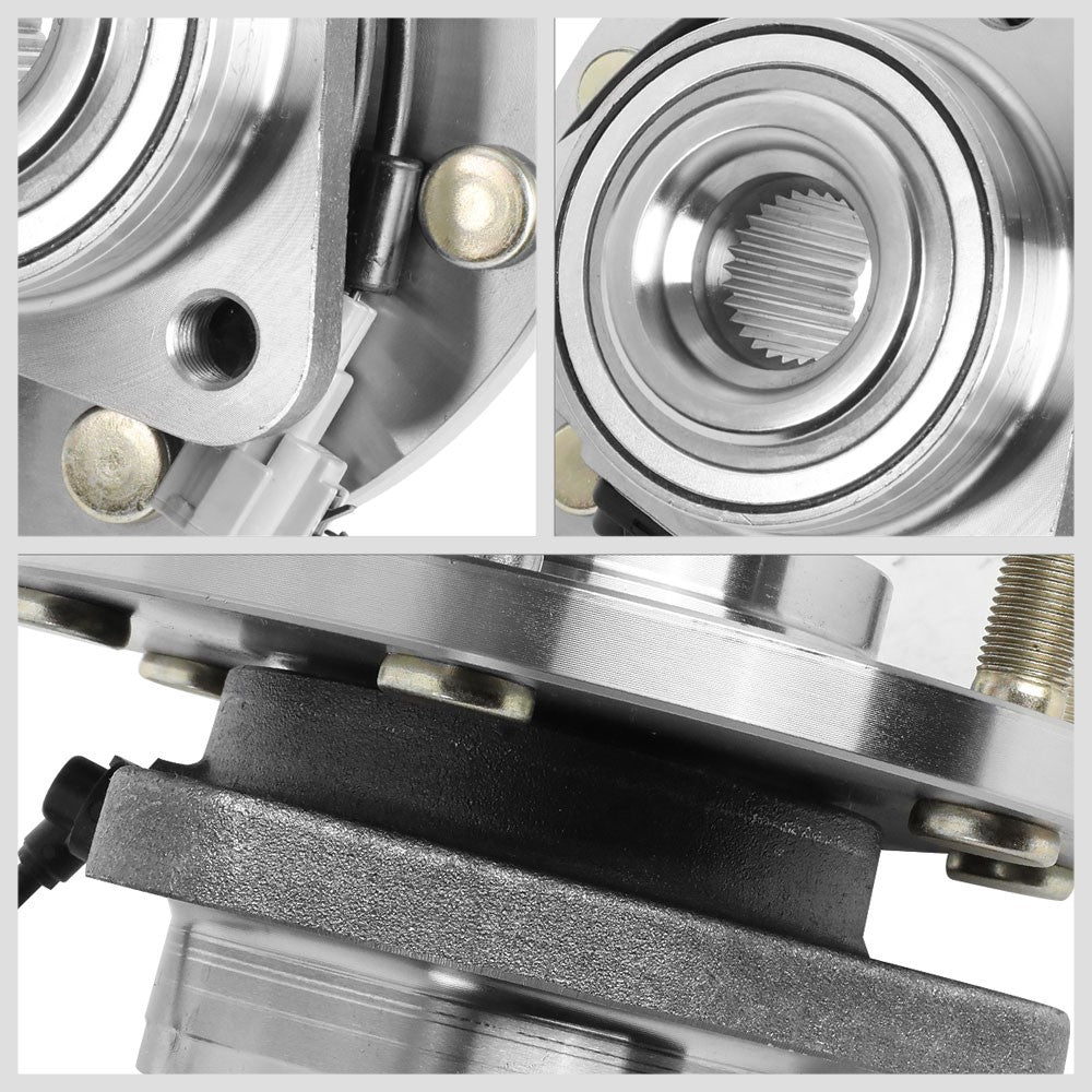 Front Steel Bolt in Wheel Bearing Hub Assembly 04-07 Nissan Titan/QX56 ...