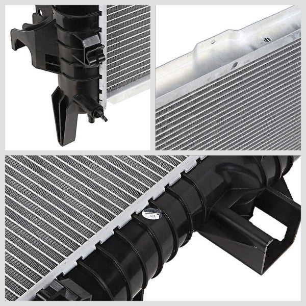 1-Row Black/Metallic Aluminum Radiator Kit 02-08 Dodge Ram 1500 ...